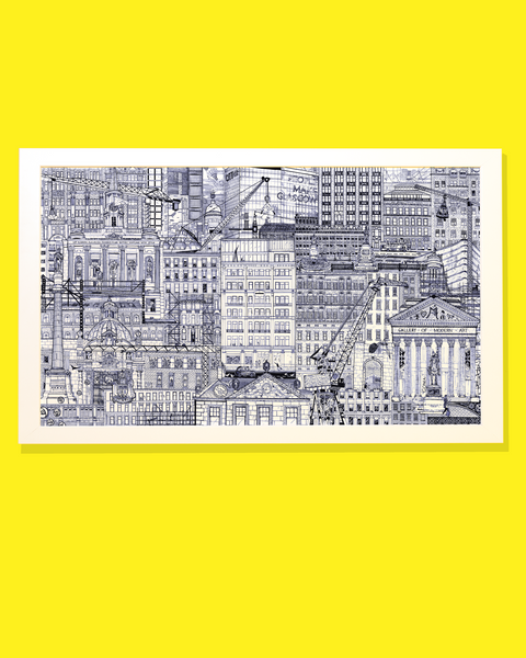 Glasgow City print – Libby Walker