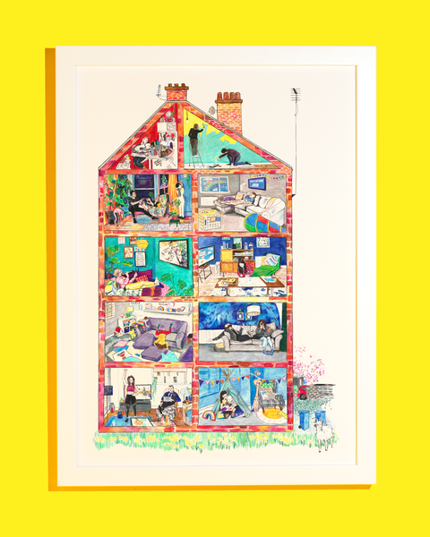Glasgow Tenement Art Print – Libby Walker